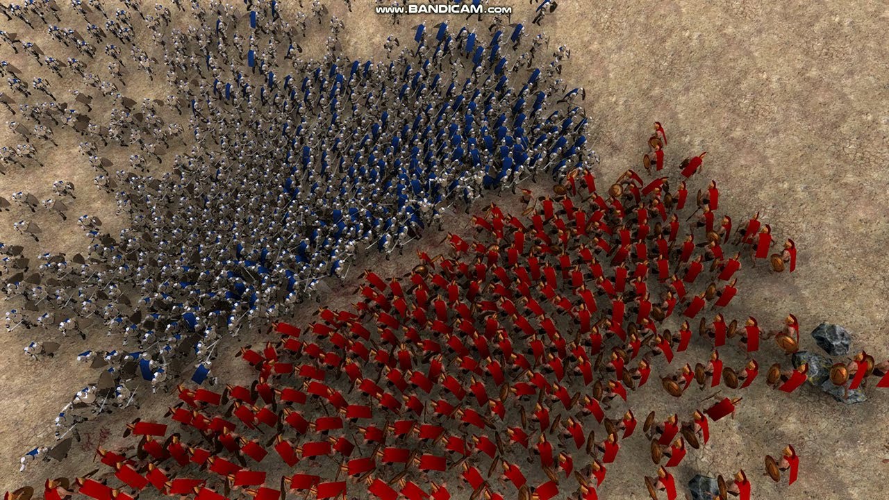 300 Spartans vs 1000 Knights Ultimate Epic Battle Simulator - YouTube