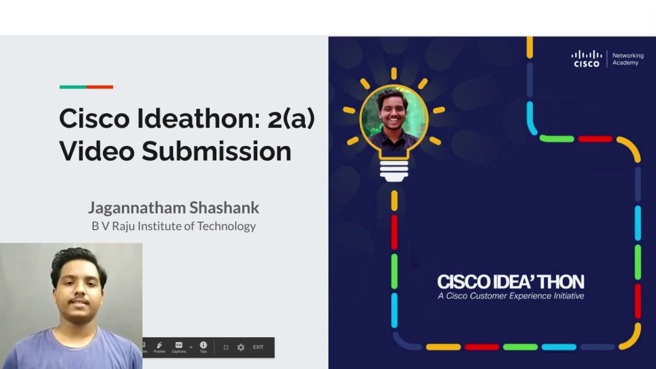 My submission for CISCO IDEATHON 2020 - YouTube