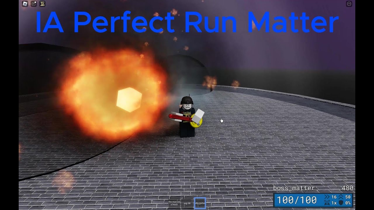 Item Asylum Perfect Run Matter Boss - YouTube