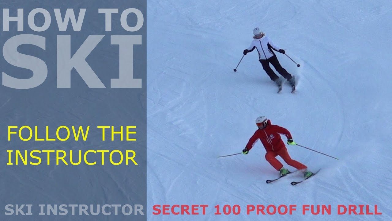 Secret Ski Instructor Drill: FOLLOW THE INSTRUCTOR - YouTube