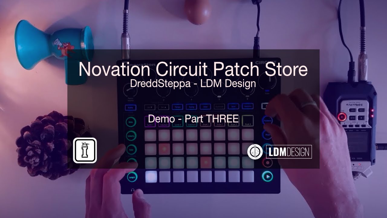 DreddSteppa Demo Part 3 - Novation Circuit Pack by LDM Design - YouTube
