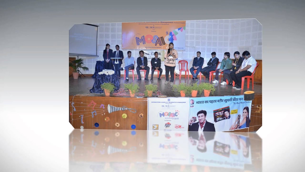 ISIM & FMS - THE IIS UNIVERSITY, JAIPUR - YouTube
