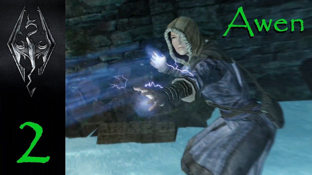 Awen, an alchemist mage roleplay #2 College of Winterhold - YouTube