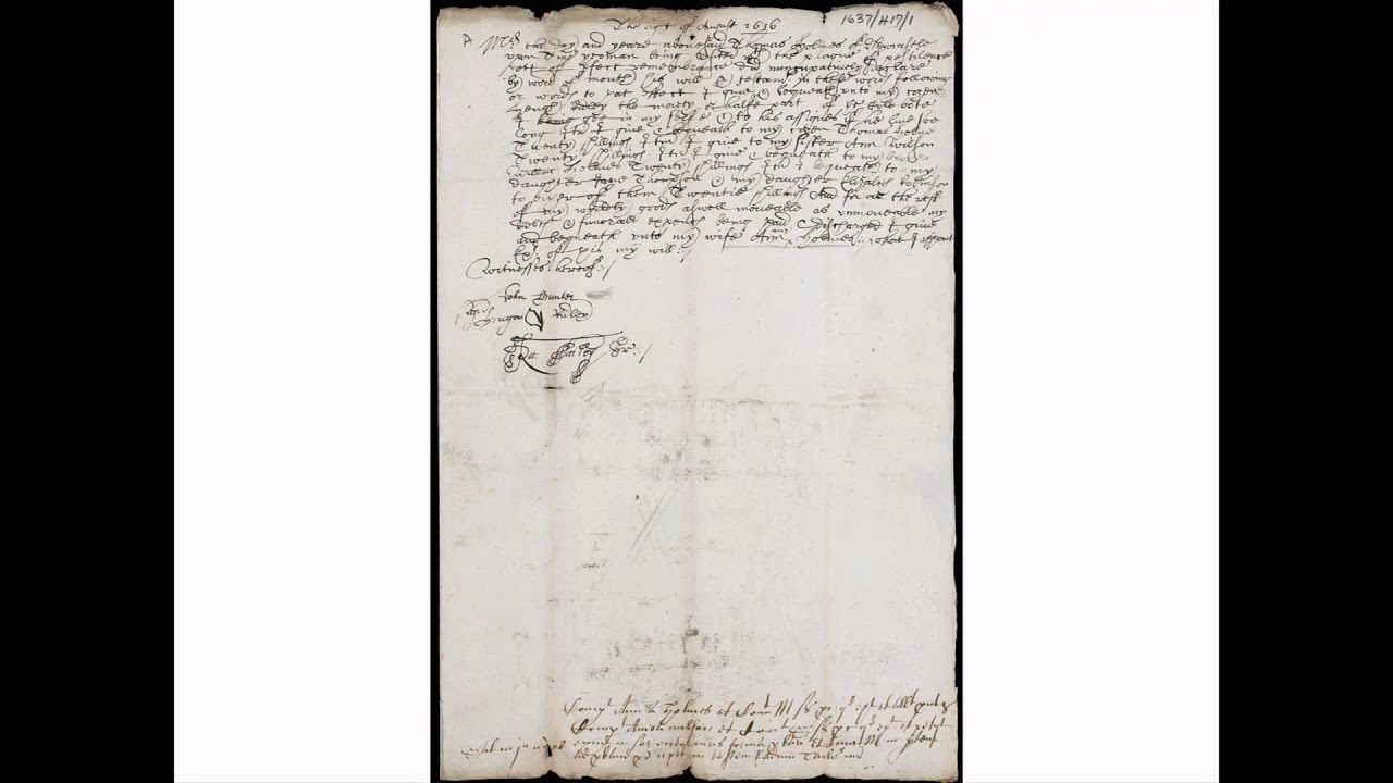 Finding Ralph Tailor by Keith Wrightson - YouTube