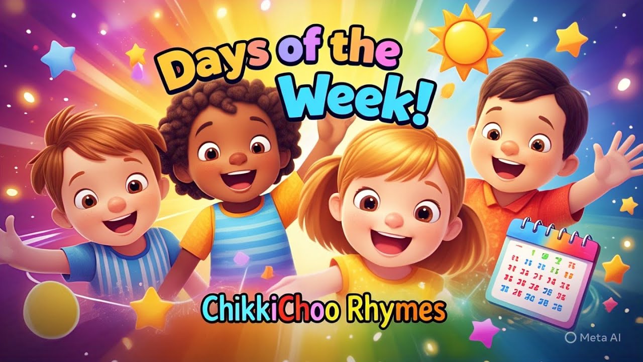 Days of the Week Song for Kids | Learn Weekdays with Fun | ChikkiChoo ...