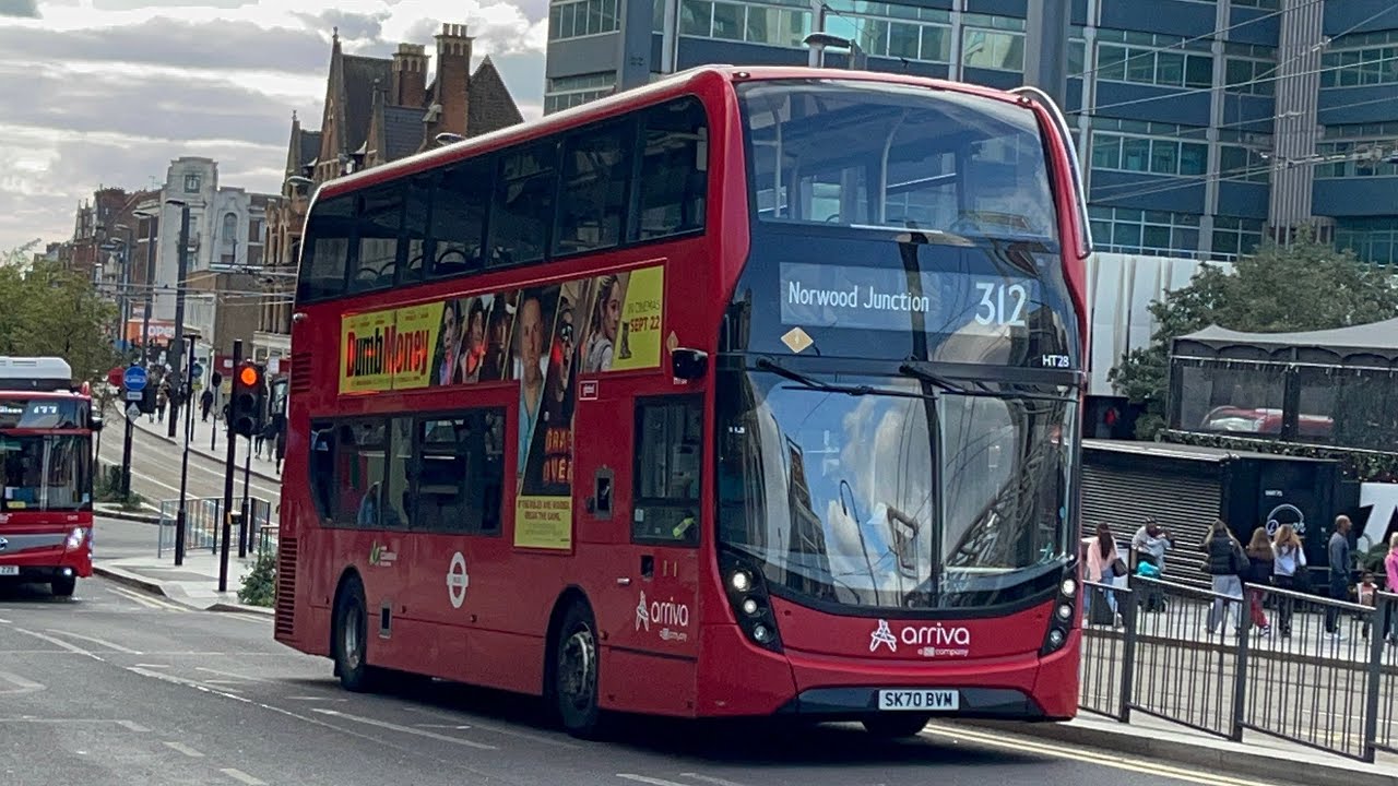 *Fast* Journey on Arriva London Route 312. Coombe Road - South Croydon ...