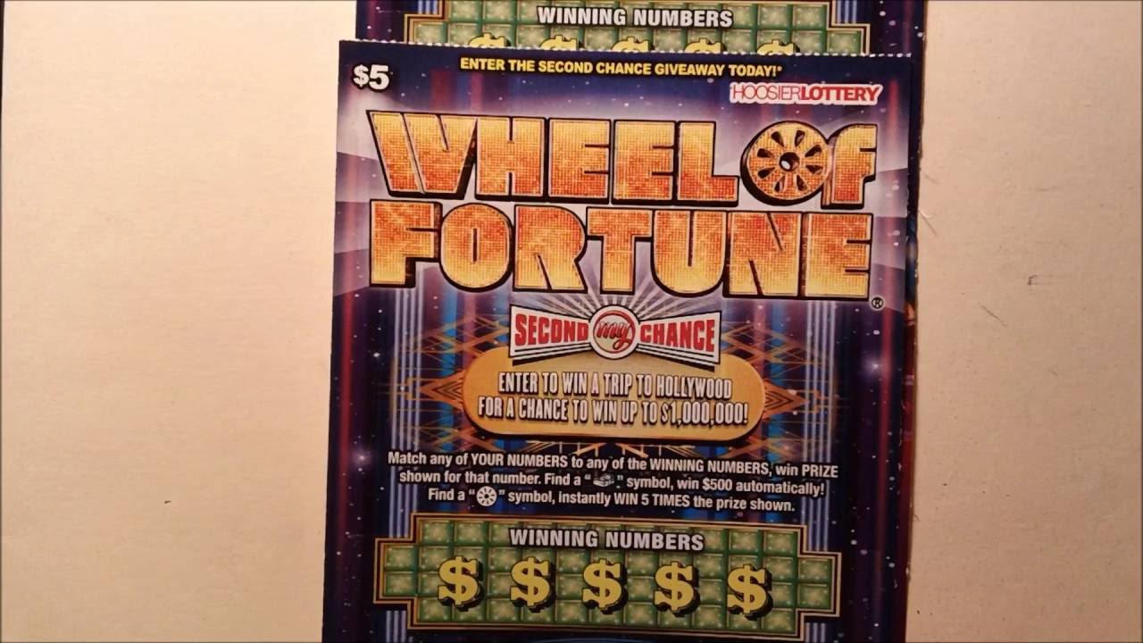 Scratch off Lottery Tickets $5 Wheel Of Fortune -- Hoosier Lottery ...