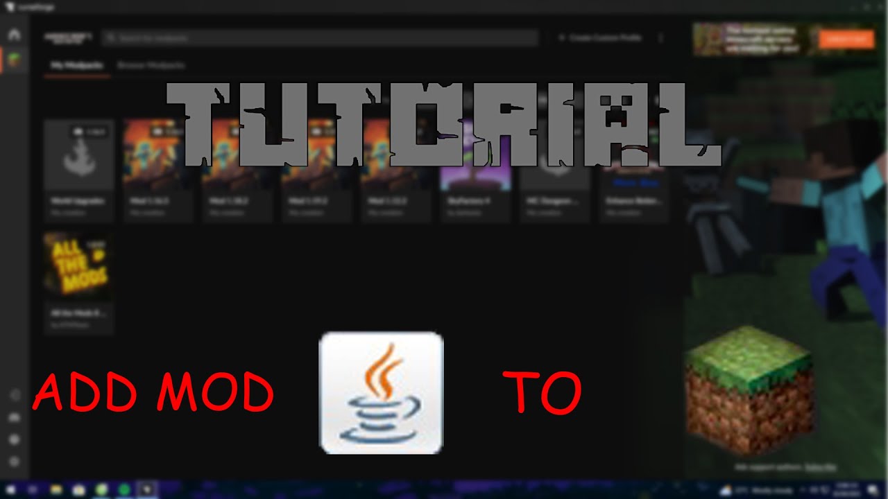 Cách Thêm Mod Vào Mod-Pack Minecraft | Tutorial - YouTube