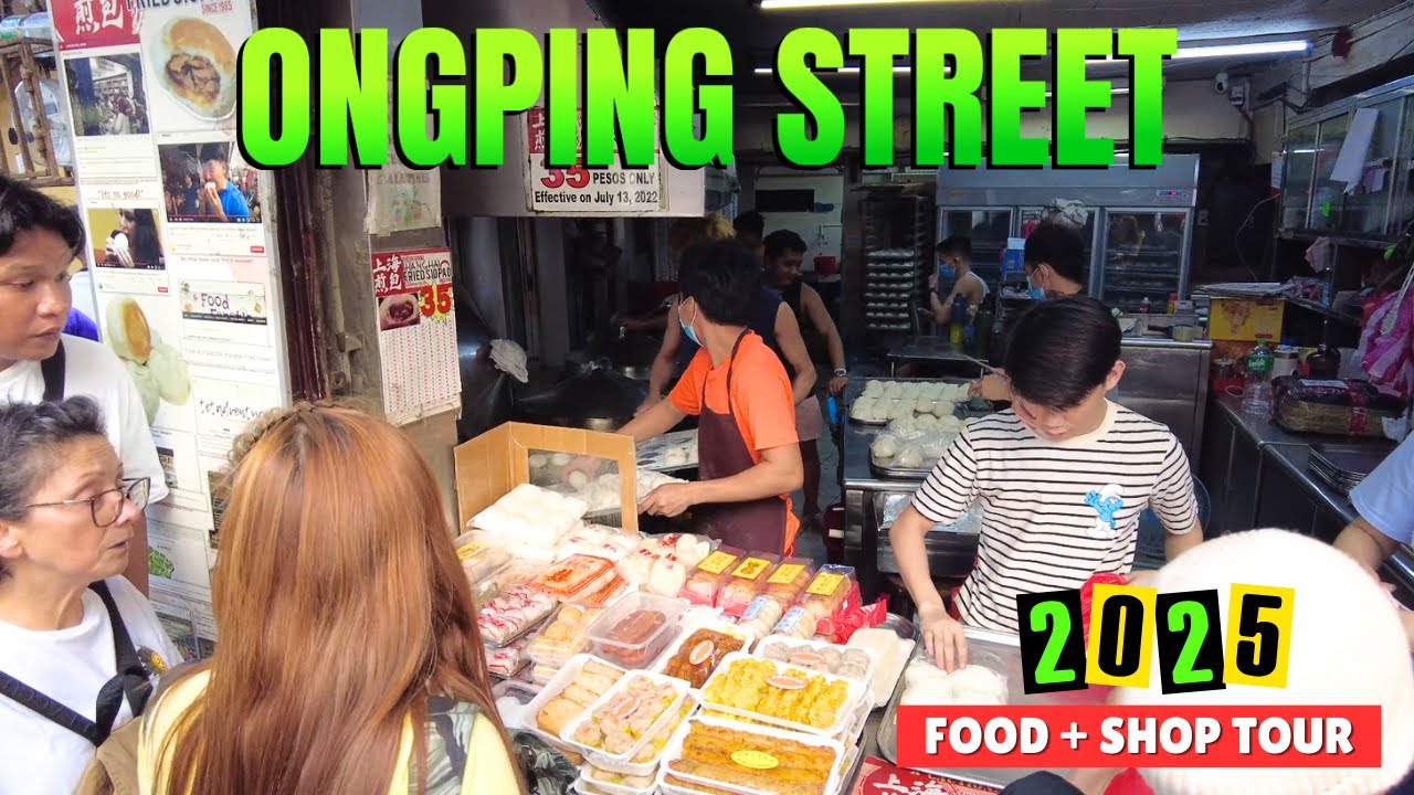 [4K] A TOUR OF ONGPIN STREET 2025: Manila’s Iconic Chinatown in 4K ...