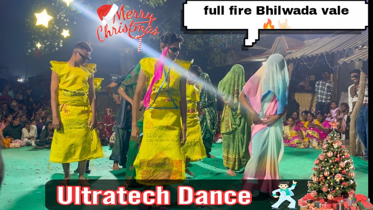 Cni Bhilwada Christmas Celebration 🎄ultratech Dance 🕺🥳🥳 - YouTube