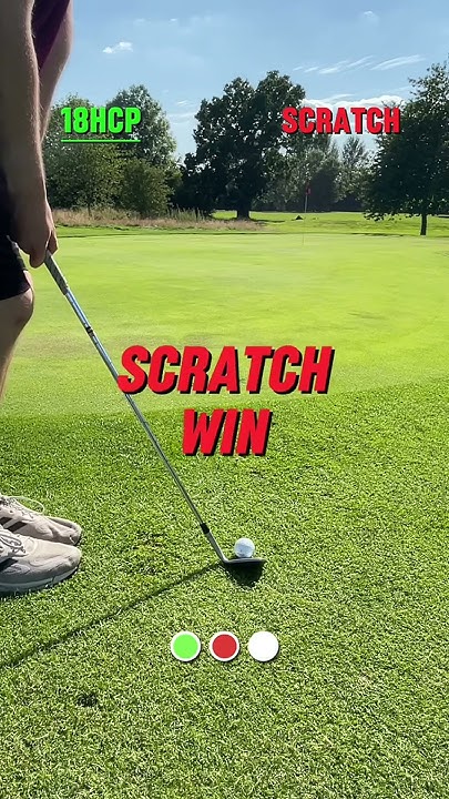 18 handicap showdown vs scratch - YouTube
