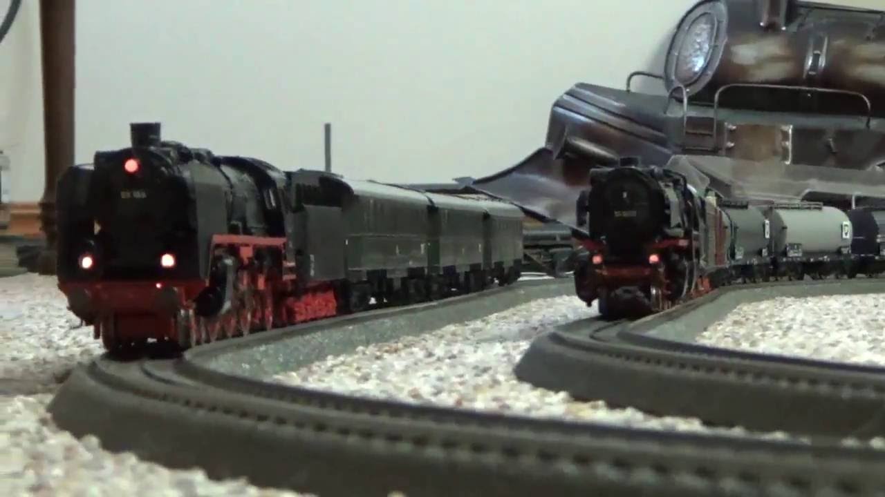 Danny's Eisenbahn Marklin BR 53 and BR 03 Passenger Set - YouTube