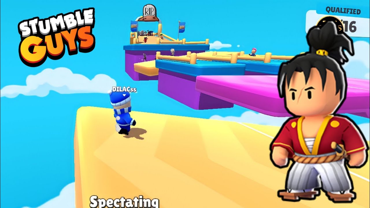 Stumble Guys new Samurai skin unlock 😍 Full Gameplay 🔥 I unlocked ...