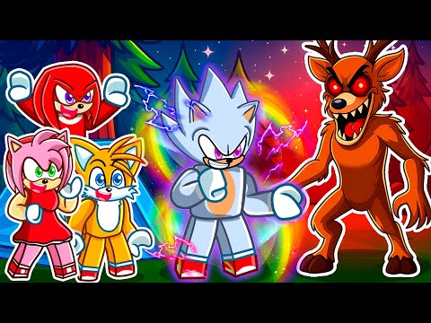 Me Convertí en HYPER SONIC en 99 Noches en el BOSQUE! (Roblox)