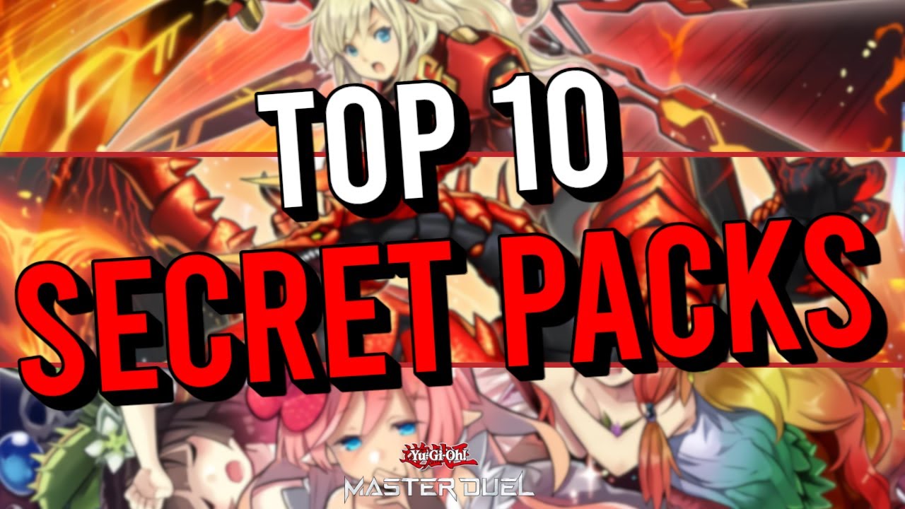 *TOP 10 SECRET PACKS FOR PLAYERS! | MASTER DUEL! - YouTube