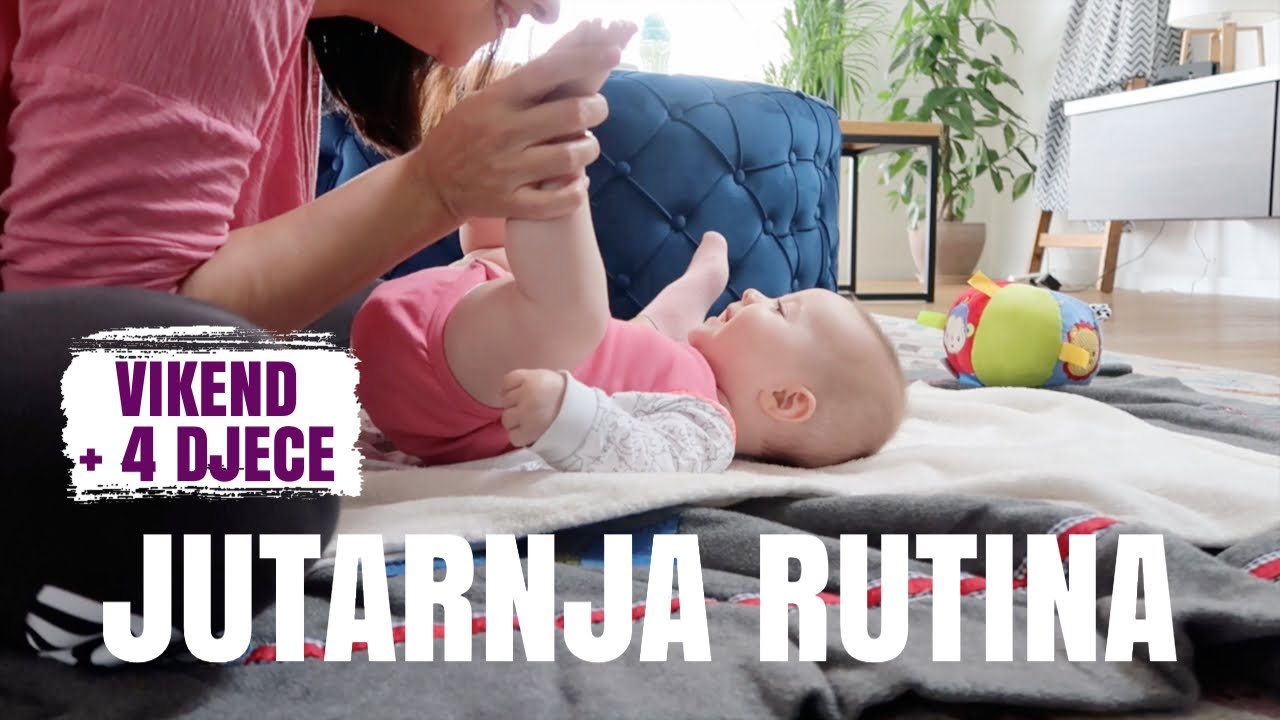 VIKEND JUTARNJA RUTINA | mama 4 djece | - YouTube