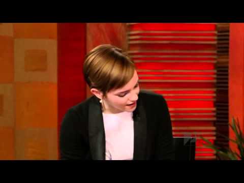 Emma watson shows off her hot legs and heels during interview