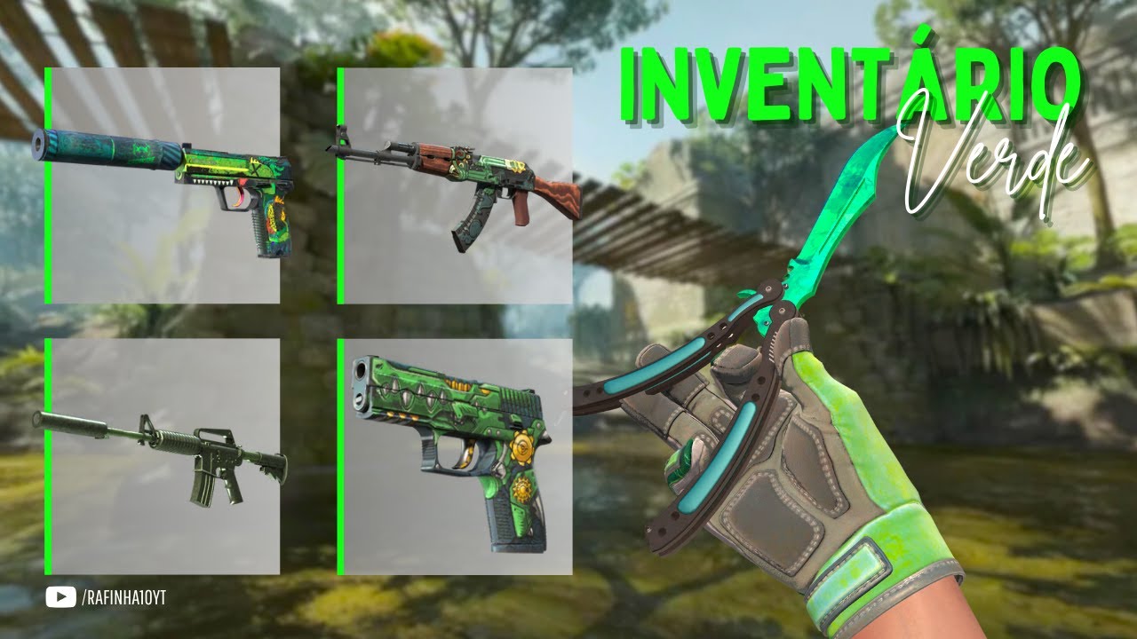 🟢 Montando um Inventário Verde no CS2 gastando bem pouco! [ Inventory ...