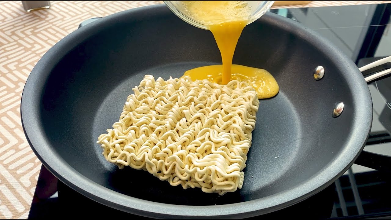 Prepara fideos con huevos de esta manera, una receta increíble! Tan ...