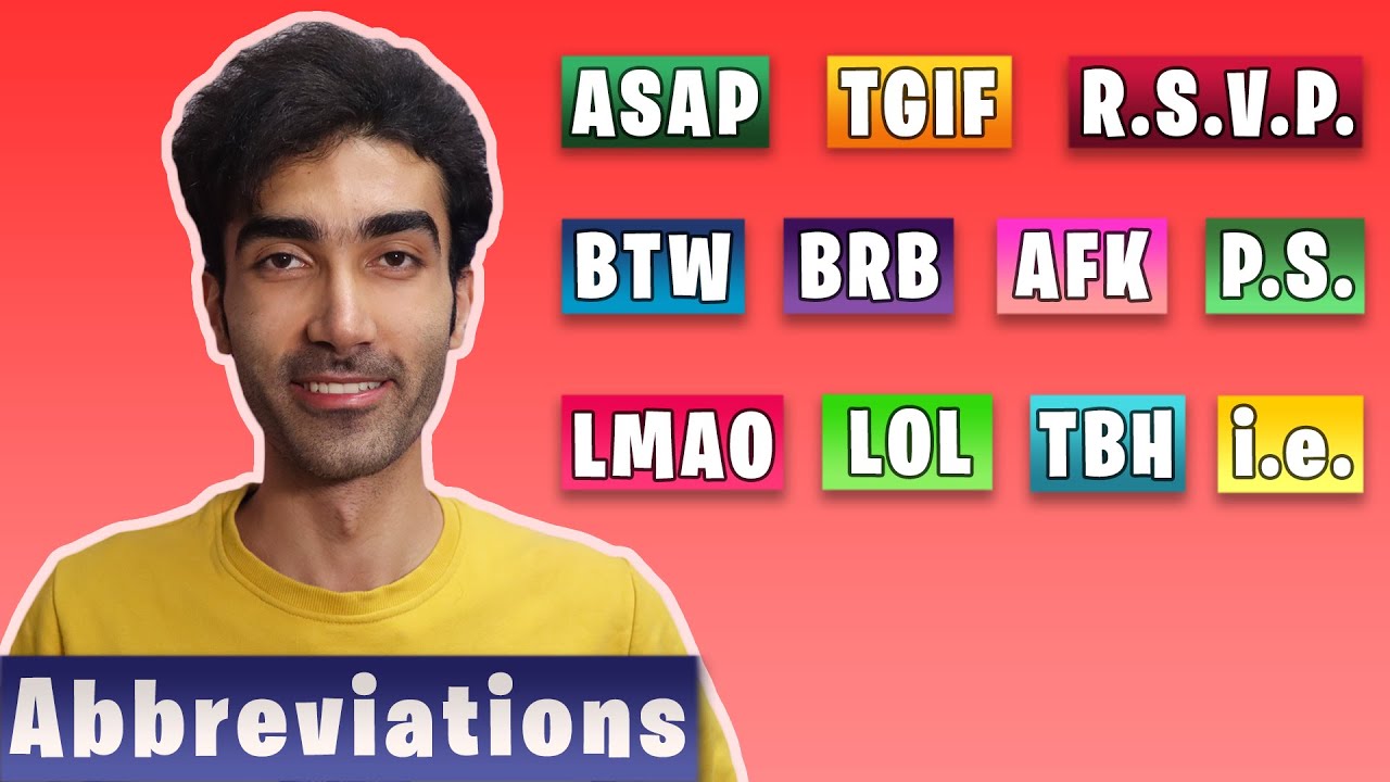 Common Abbreviations YouTube common-abbreviations-youtube