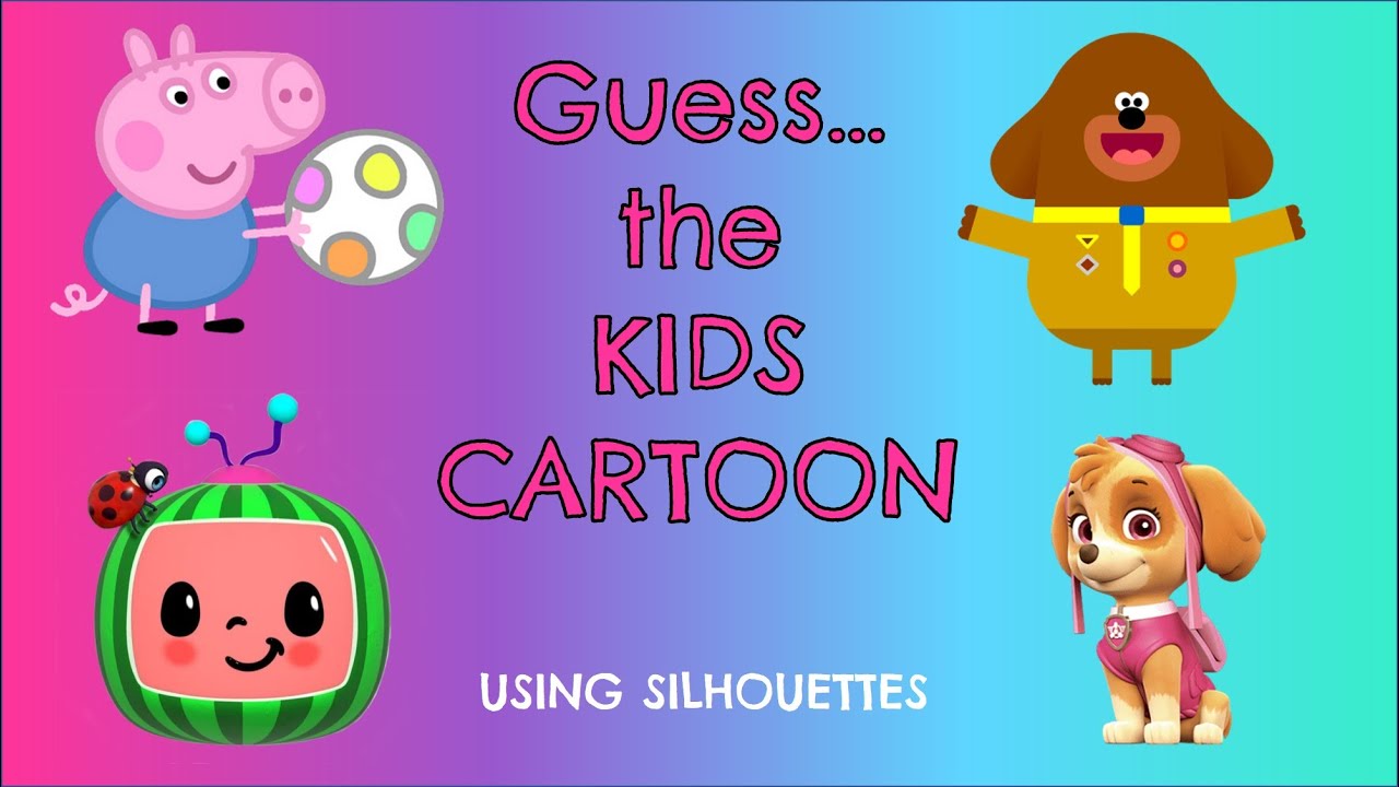 Guess... the KIDS CARTOON using SILHOUETTES - YouTube