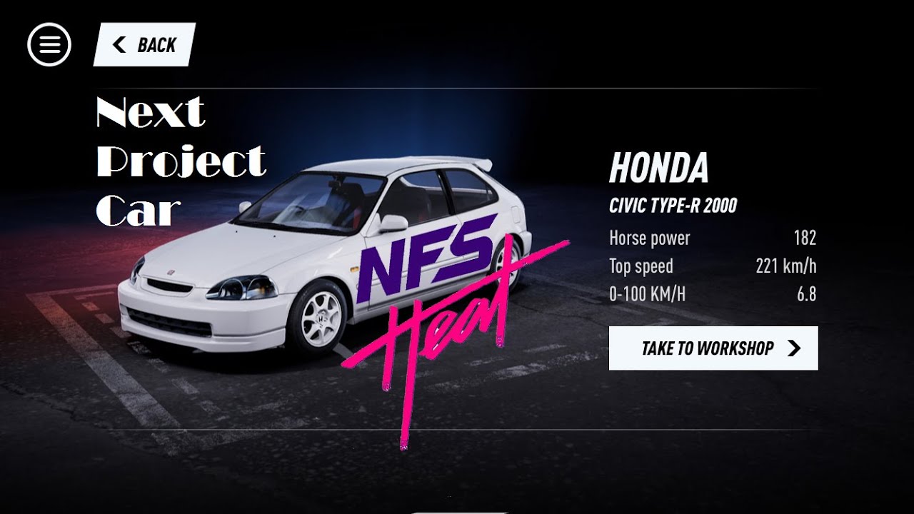 NFS HEAT | My Next Project Car - YouTube