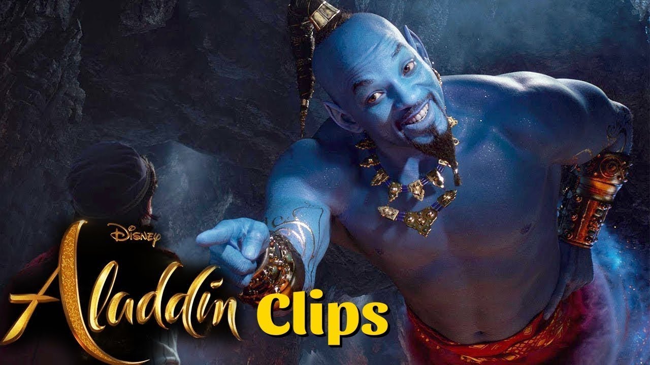 Jinnie Clips From Aladdin Movie in HINDI - YouTube