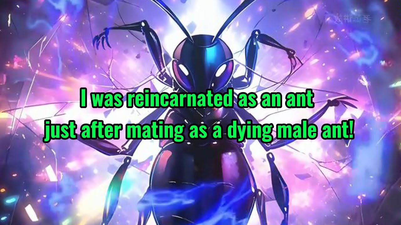 I was reincarnated as an ant, just after mating as a dying male ant ...