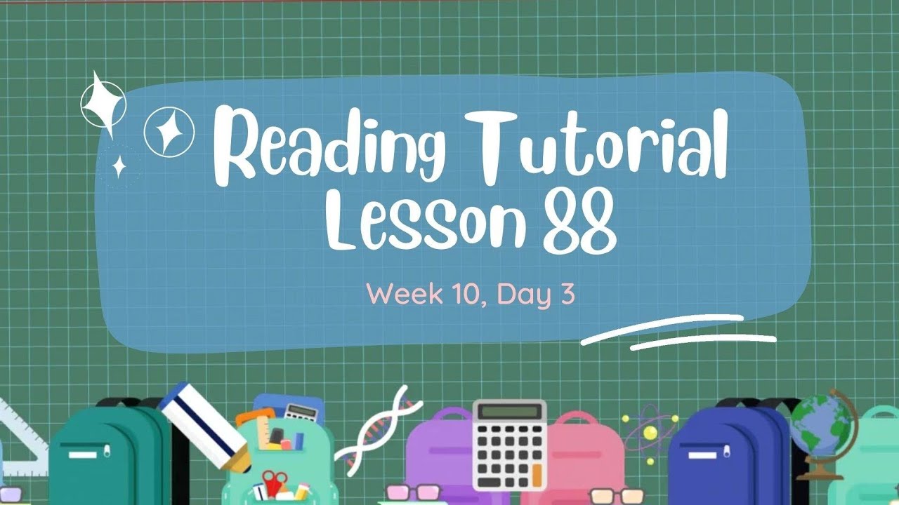 WEEK 10 - Day 3 (Lesson 88) - YouTube