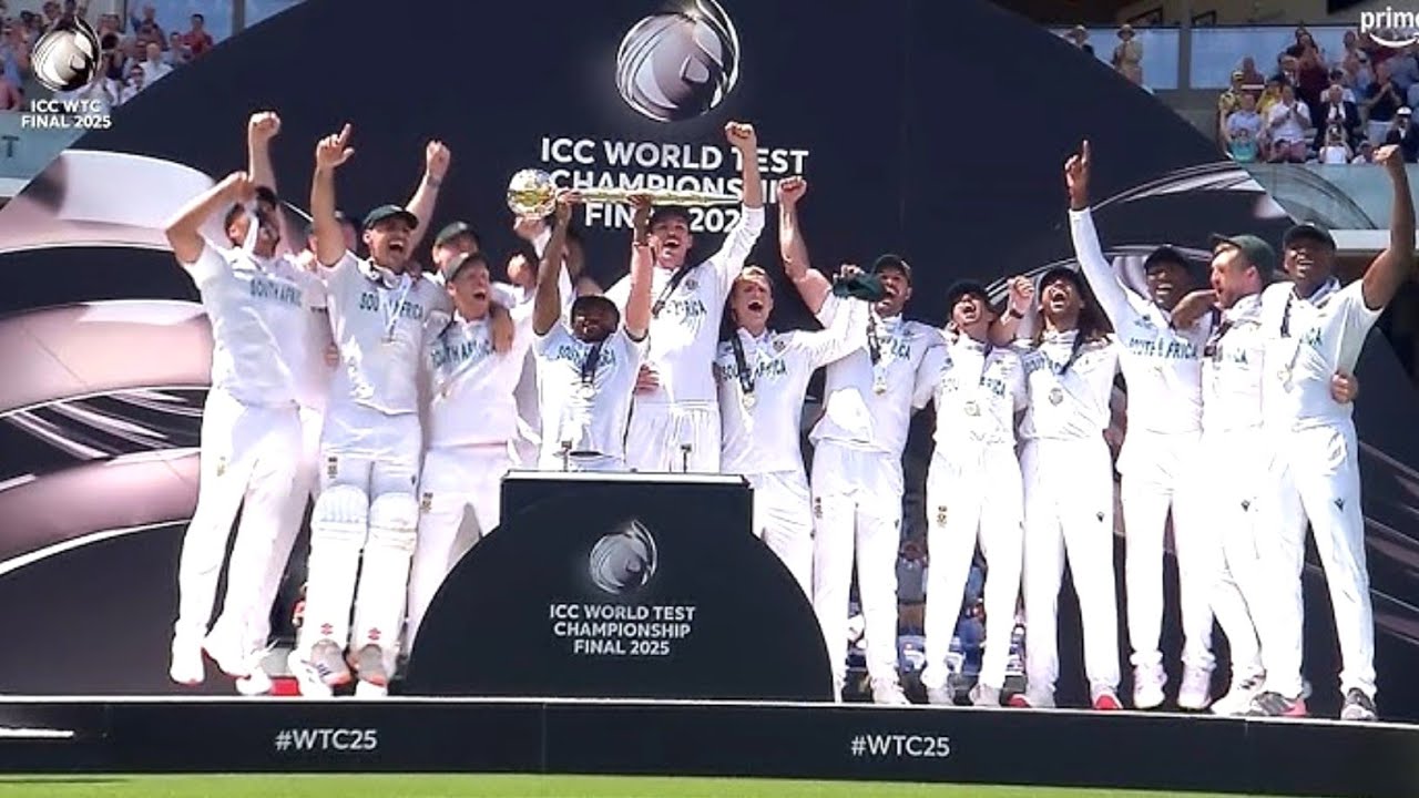 South Africa won WTC 2025 final celebration,SA win WTC final match ...