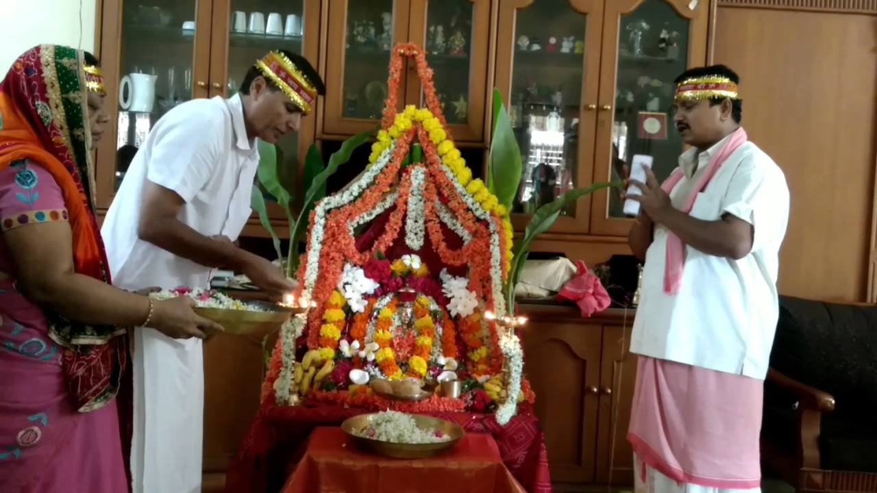Santoshi Mata Mandal Pooja - YouTube