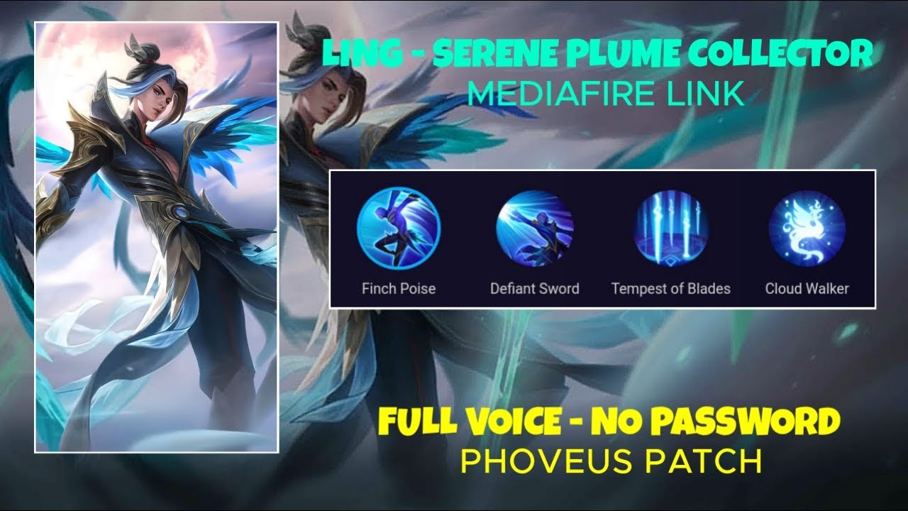 Ling Collector Skin - Serene Plume Script | MLBB - YouTube