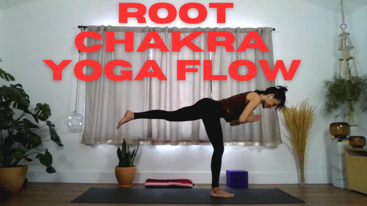 Day 1 //Root Chakra// 7 day Chakra Balancing Yoga Series - YouTube