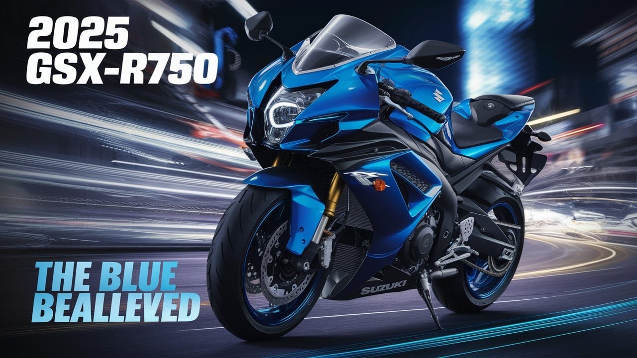 Experience the Legend – 2025 Suzuki GSX-R750 Performance - YouTube