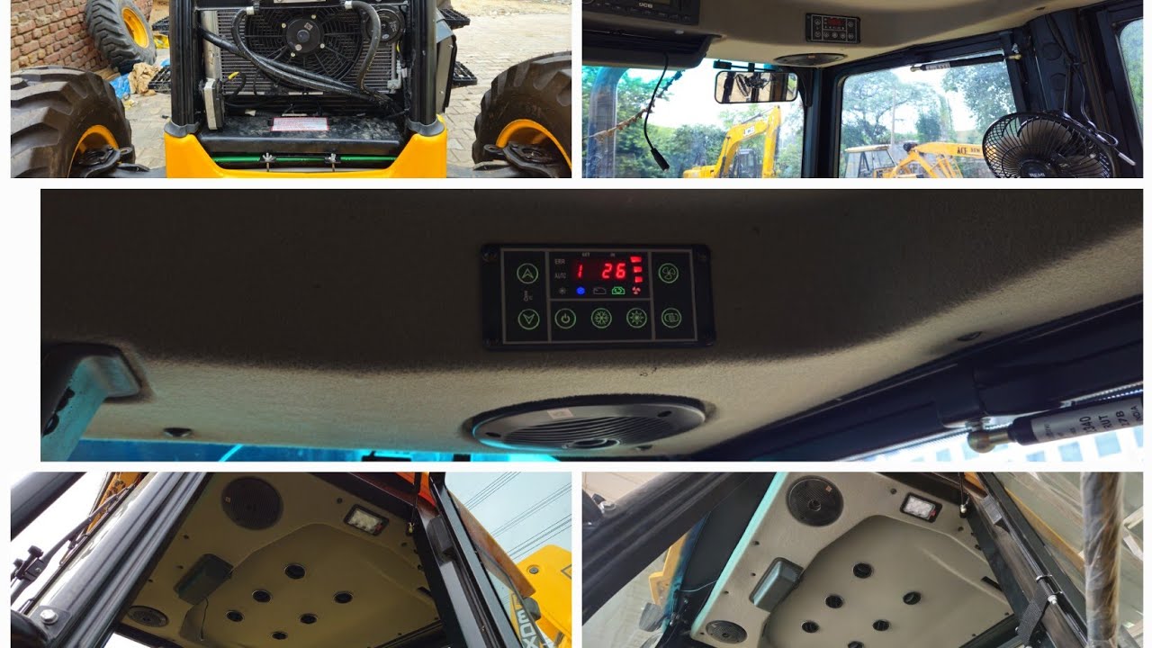 jcb 3dx ac cabin || jcb 3dx 4x4 air conditioning system || jcb 3dx ac ...