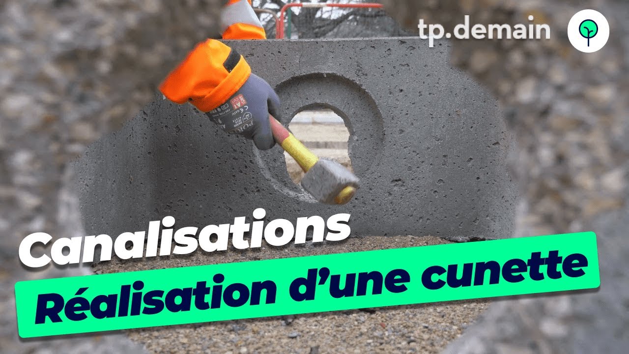 Comment Réaliser une Cunette Efficacement ? - YouTube