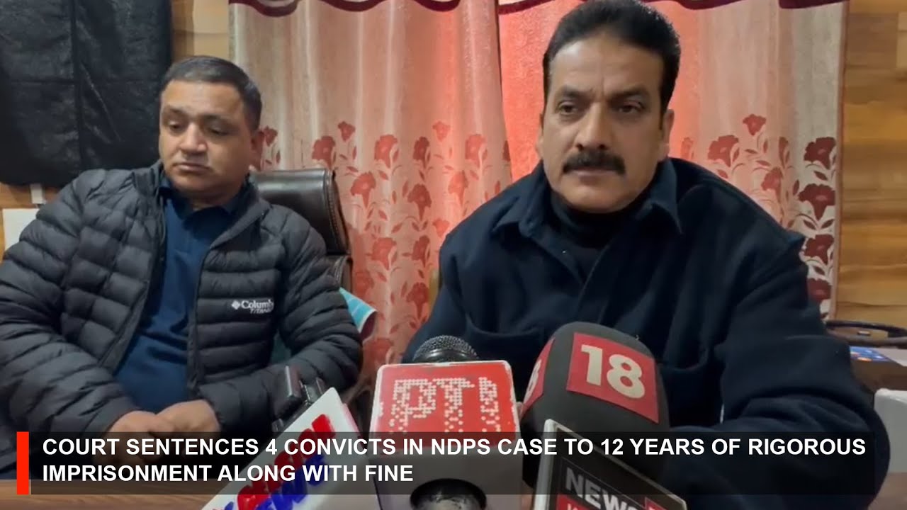 Court sentences 4 convicts in NDPS case to 12 years of rigorous ...