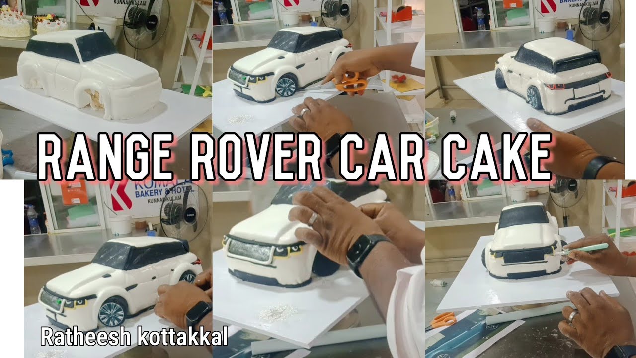 how to make car shape cake milky butterscotch #ratheeshkottakkal - YouTube