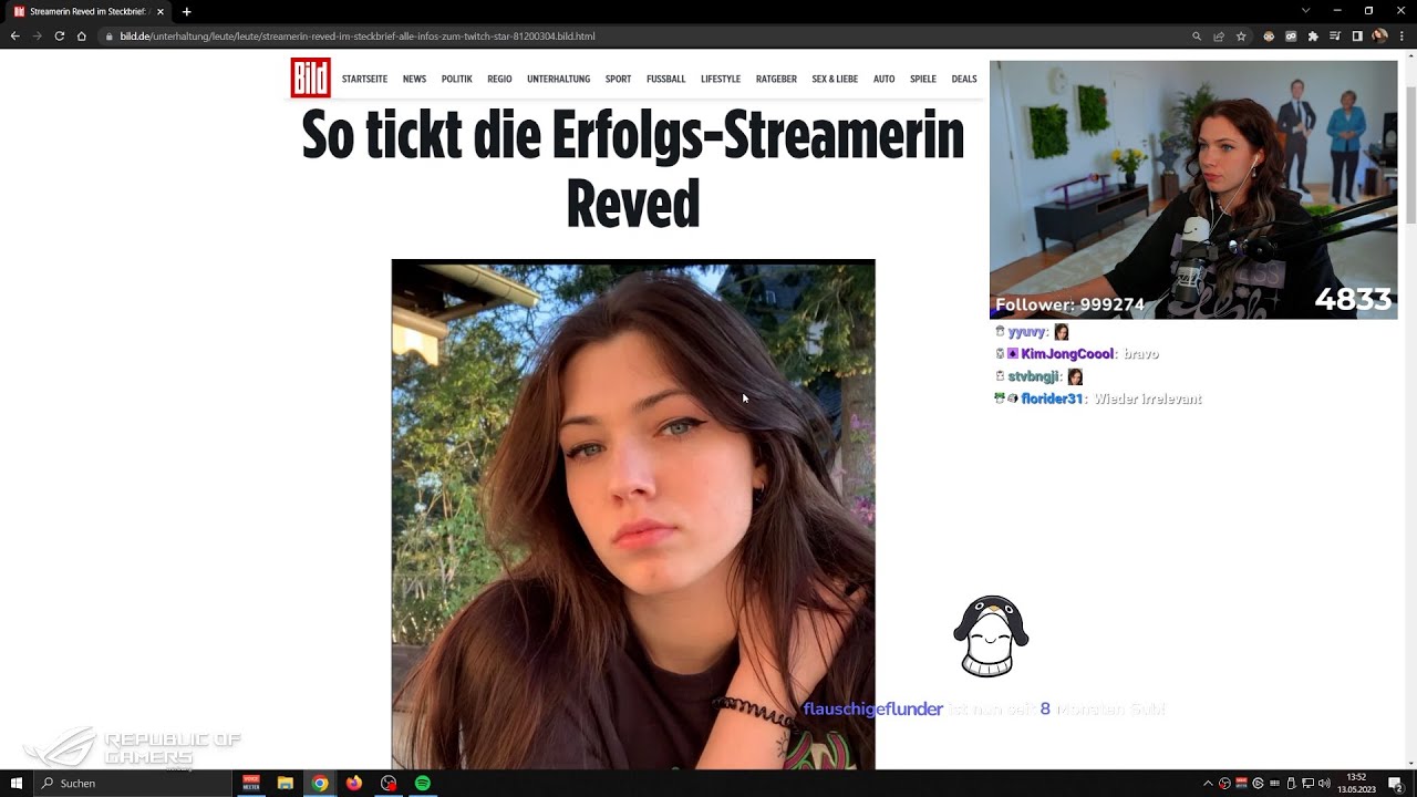 Reved ist schockiert, über ihren BILD Artikel - YouTube