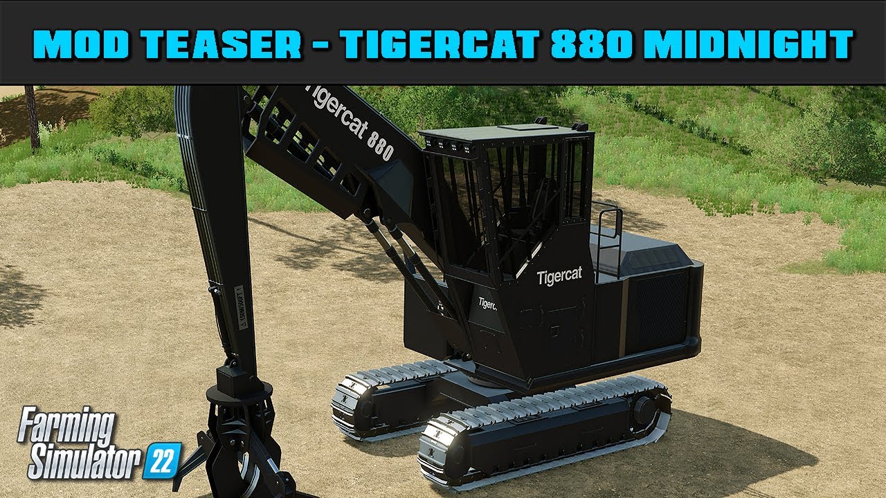 New Mod Teaser - Tigercat 880 Midnight Edition - Farming Simulator 2022 ...