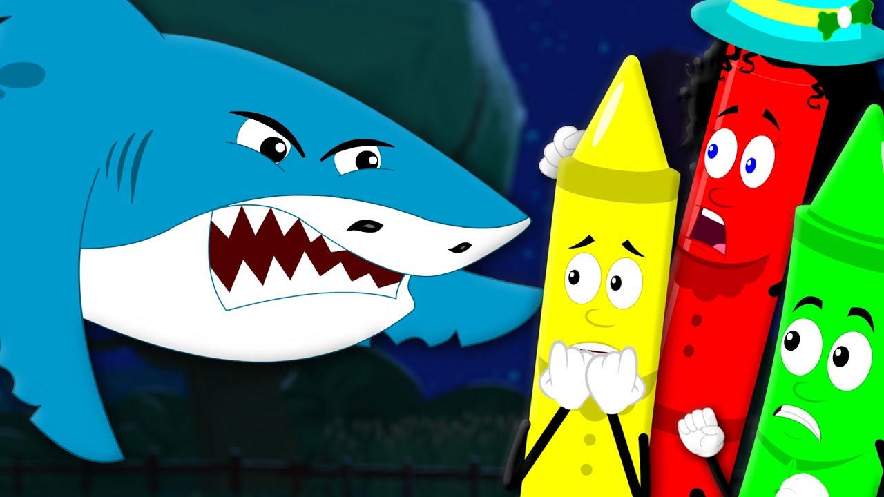 Scary Cartoon Sharks