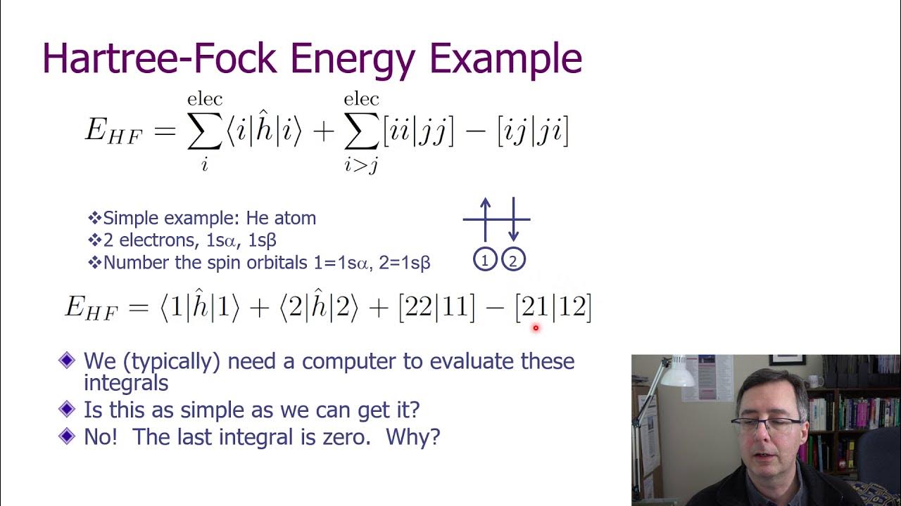 Introduction to Hartree-Fock Molecular Orbital Theory Part 2 - YouTube