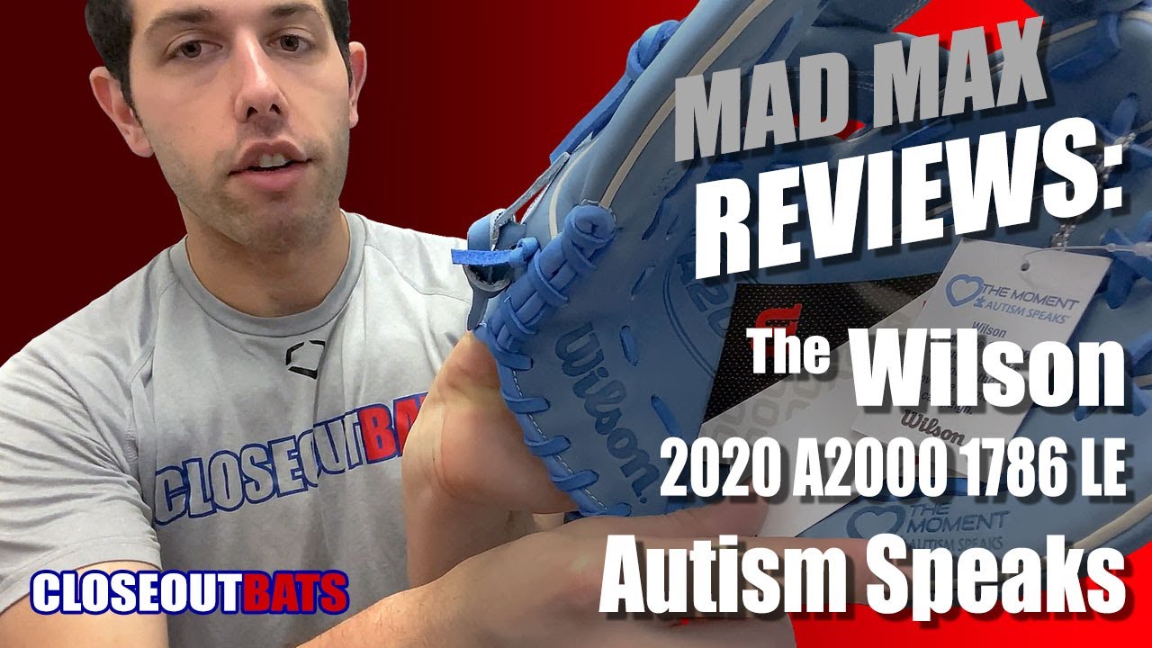 Closeoutbats.com Wilson A2000 1786 LE Autism Speaks 11.5" Infield Glove ...