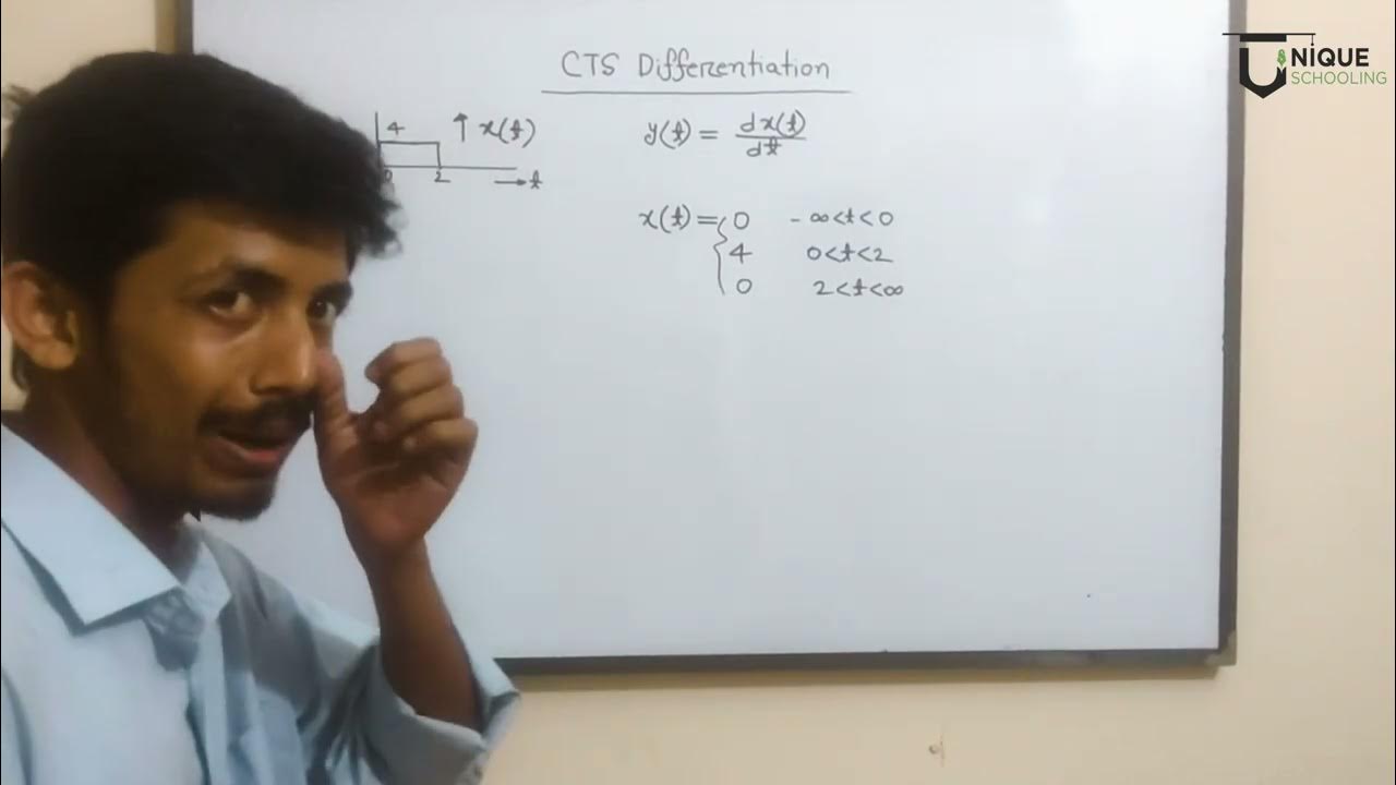 Continuous Time Signal Differentiation - YouTube