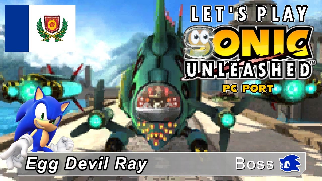 Sonic Unleashed (PC) - Egg Devil Ray [S] - YouTube