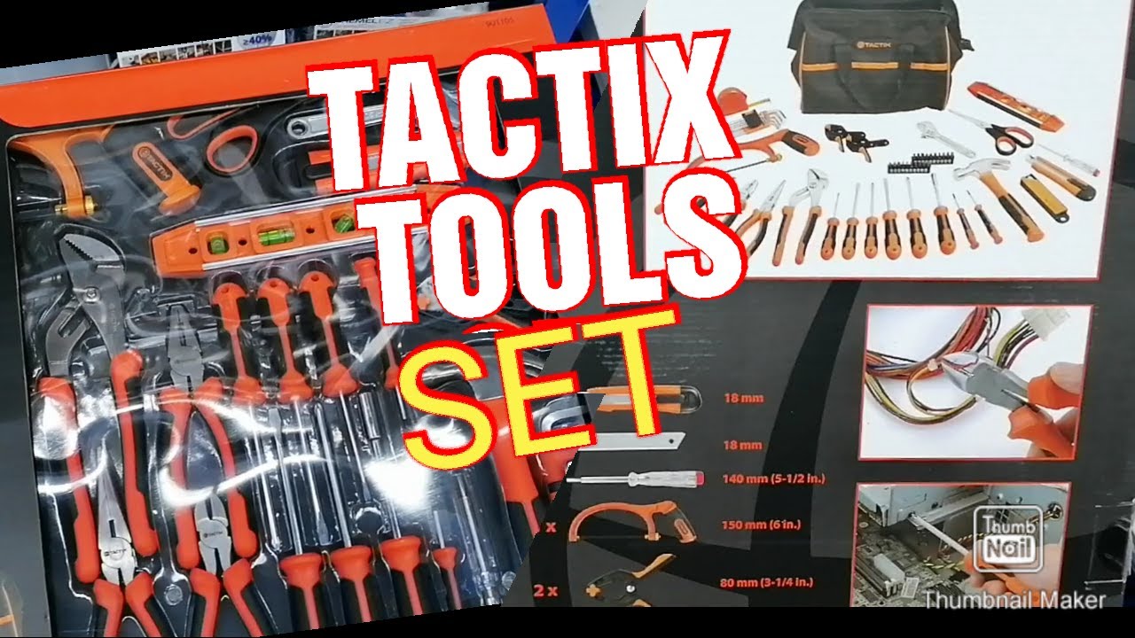 TACTIX TOOLSET PERFECT FOR HOME USED - YouTube