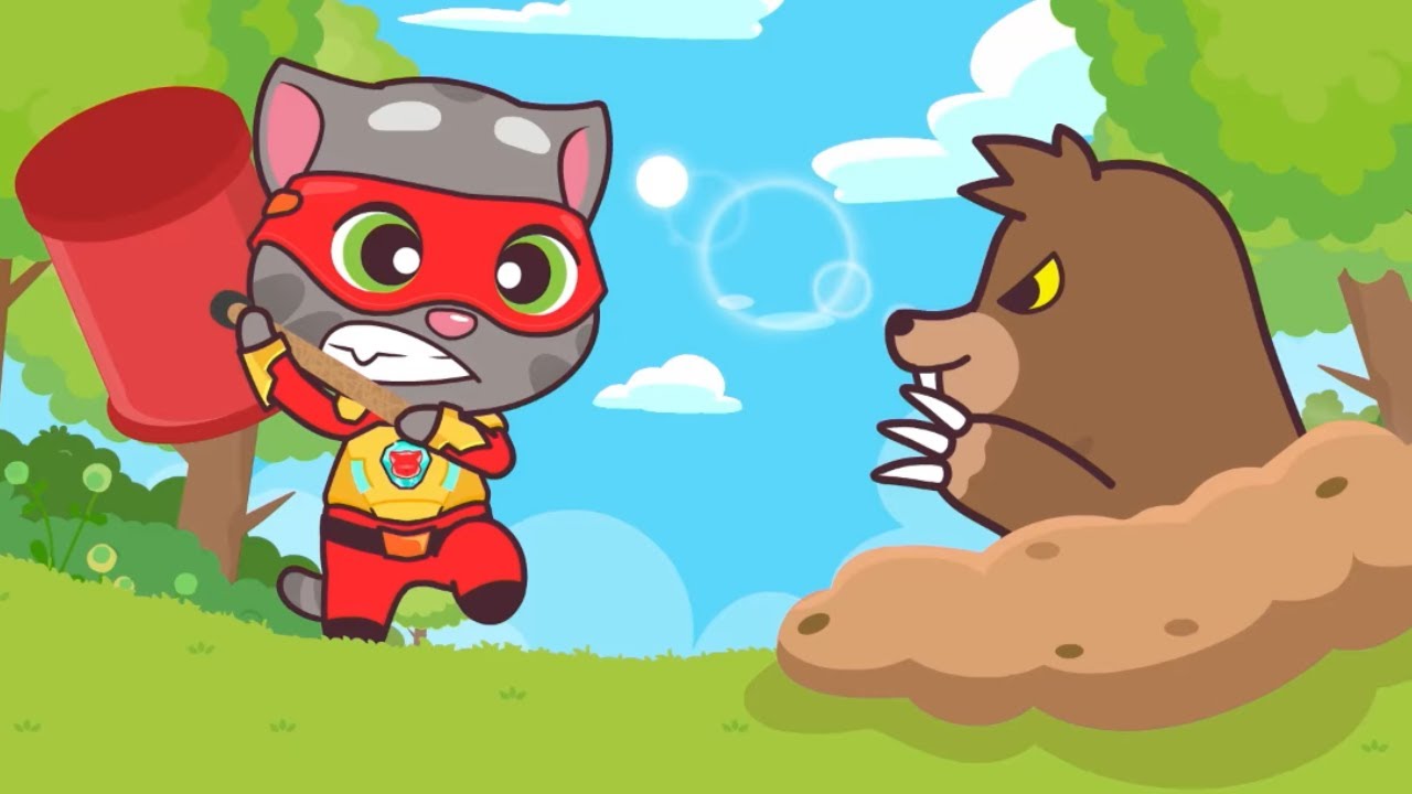 Whack-a-mole! | Talking Tom Heroes | Cartoons for Kids | WildBrain ...