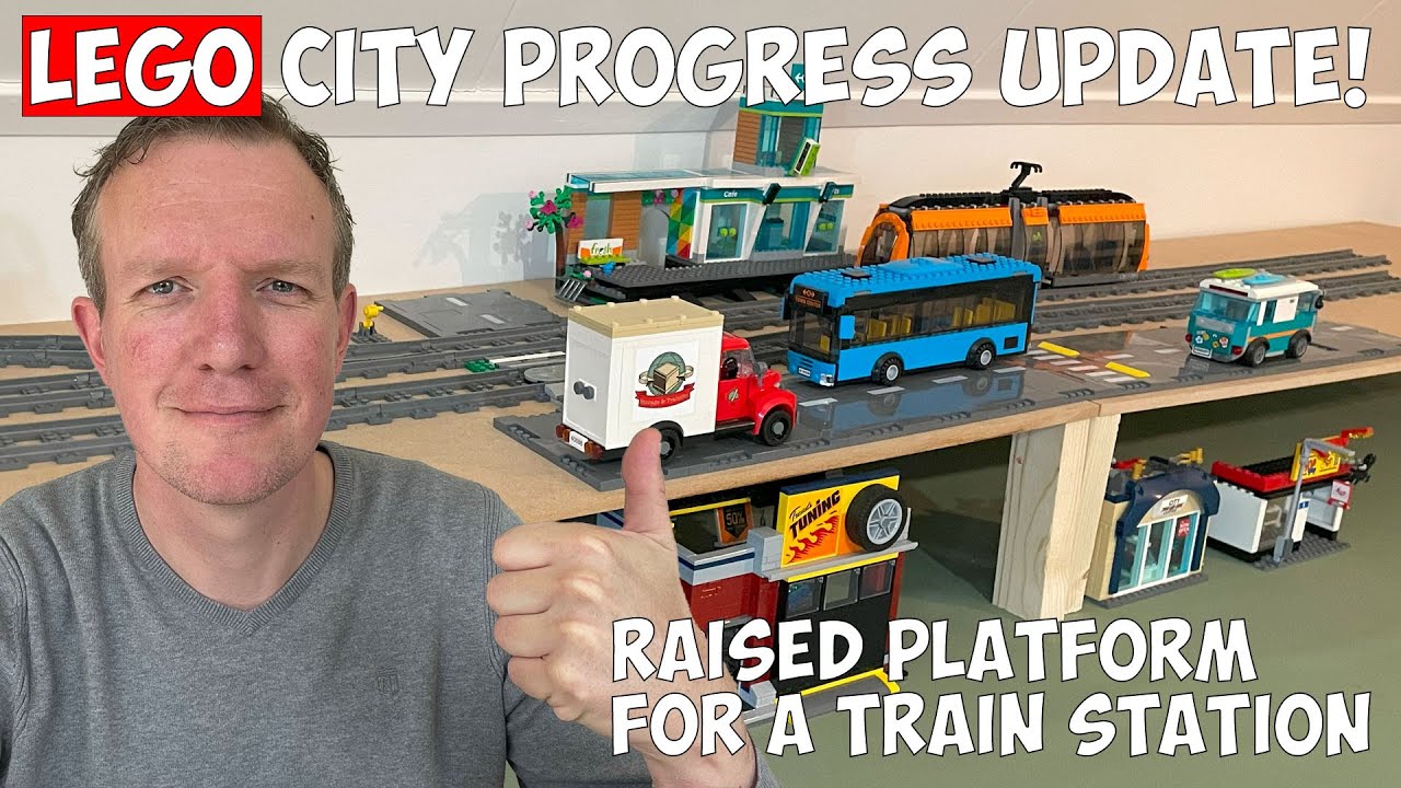 LEGO City Progress Update! 🏗️🚆 | Building a Raised Platform for the ...