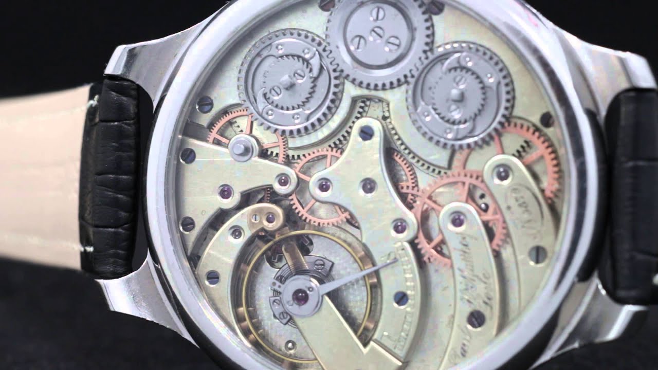 Two train independent jumping second 29 jewels high grade pocket watch ...
