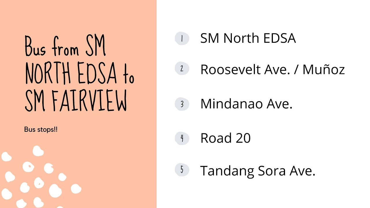 Bus from SM NORTH EDSA to SM FAIRVIEW - Route 4 - YouTube
